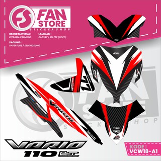 Jual Stiker Decal Vario Fi 110 - Sticker Motor Decal Vario 110 Fi ...