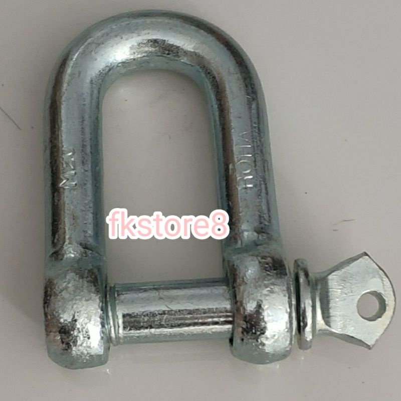Jual Segel D Galvanis 22mm (7/8") / Shackle D Galvanized M22 | Shopee ...