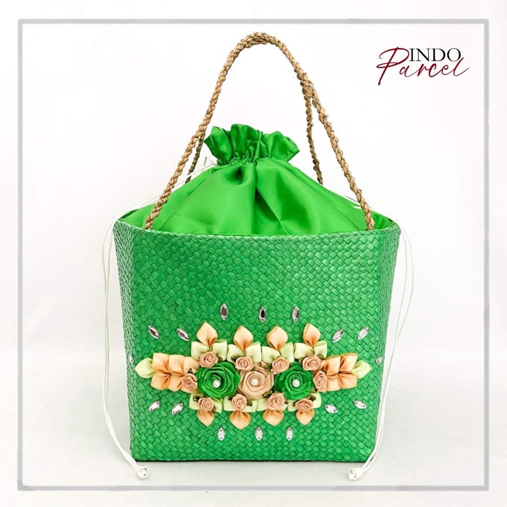 Jual INDOPARCEL - Tas Hampers Anyaman Tas Keranjang Anyaman Pita parcel ...