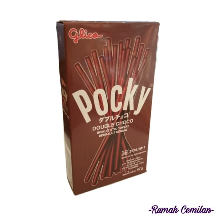 Jual POCKY DOUBLE CHOCO / POCKY BISKUIT COKLAT BERLAPIS COKLAT | Shopee ...