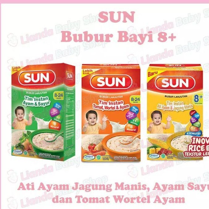 Jual sun 8+ bubur bayi lanjutan | Shopee Indonesia