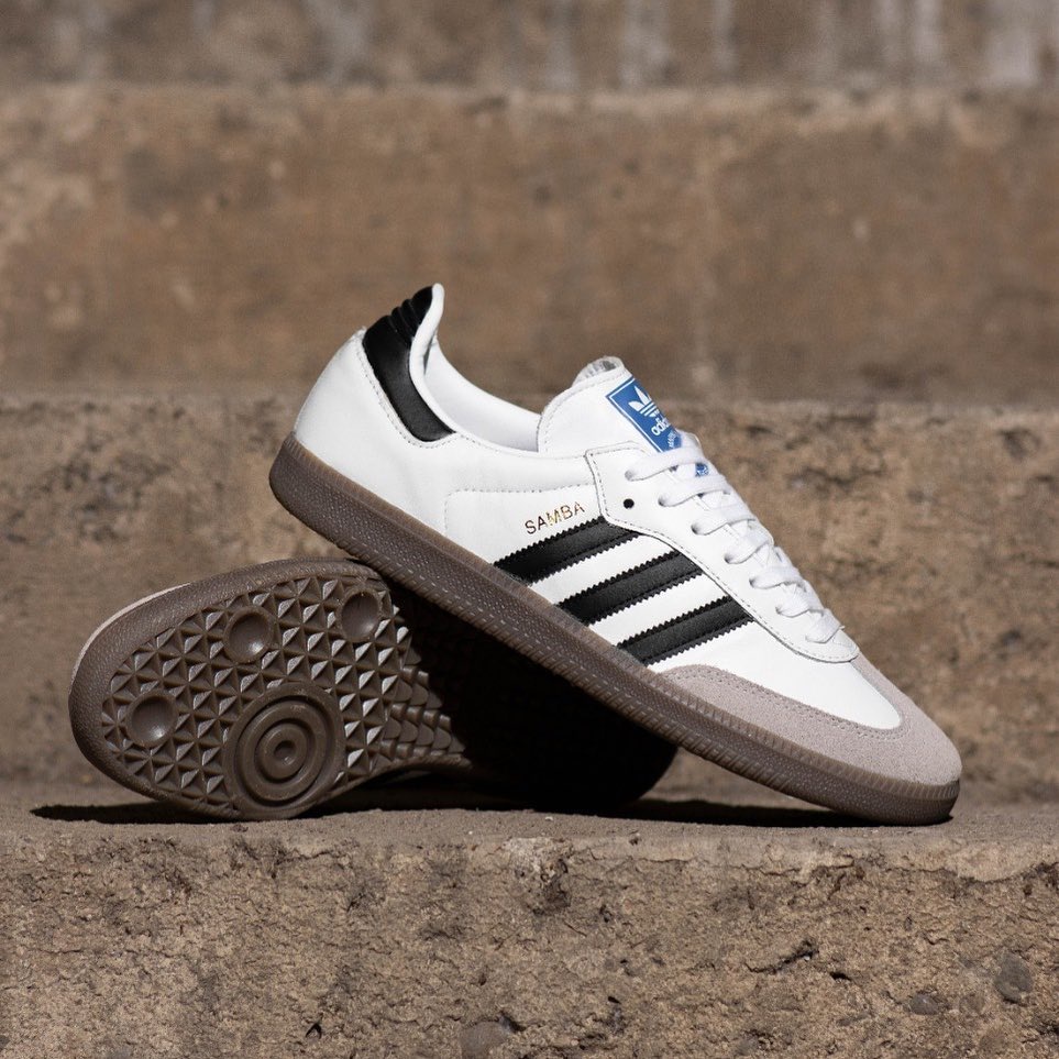 Jual Sepatu Adidas Samba White Black Gum Original Murah | Shopee Indonesia
