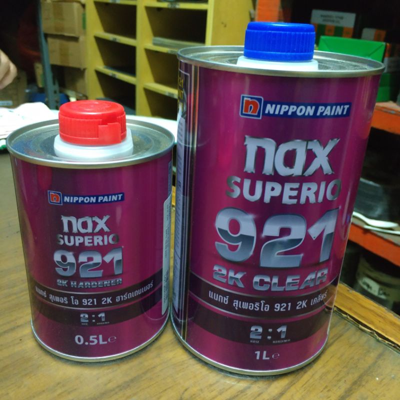 Jual Vernis Nippon Nax Superio 921 221 Clear gloss 1L set | Shopee Indonesia