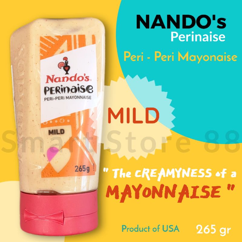 Jual NANDO'S PERINAISE PERI PERI MAYONAISE MILD 265GR NANDOS MAYONAISE ...