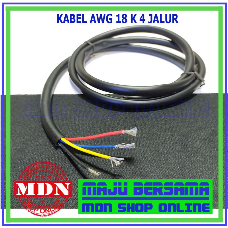 Jual Kabel AWG 18 Kecil 4 Jalur Original | Shopee Indonesia