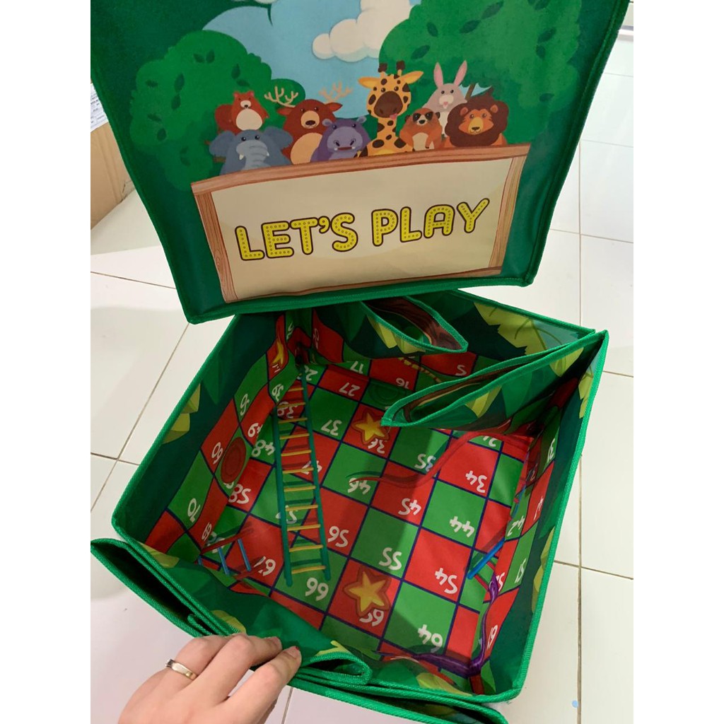 Jual BOARD BOX FULL PRINT + DADU / TAS ULTAH / SOUVENIR PROMOSI / POUCH ...