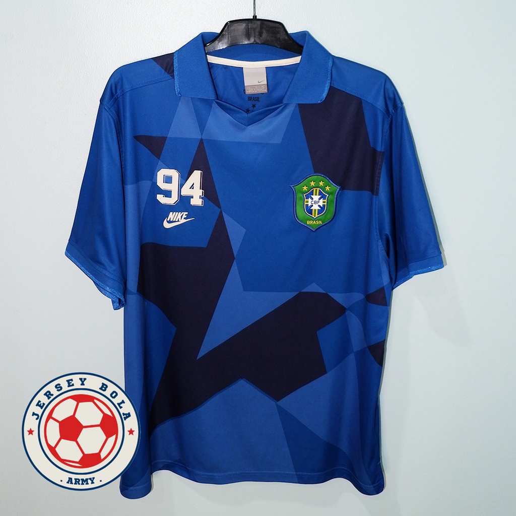 Jual JERSEY BOLA BRAZIL BRASIL 1994 WORLD CHAMPIONS TRAINING KIT ...