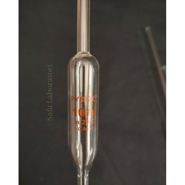 Jual Pipet Volume 10ml / Pipet Gondok 10ml Pyrex | Shopee Indonesia