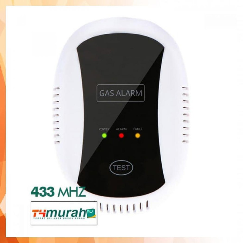 Jual WIRELESS GAS DETECTOR 433MHZ, ALARM PENDETEKSI KEBOCORAN GAS ...
