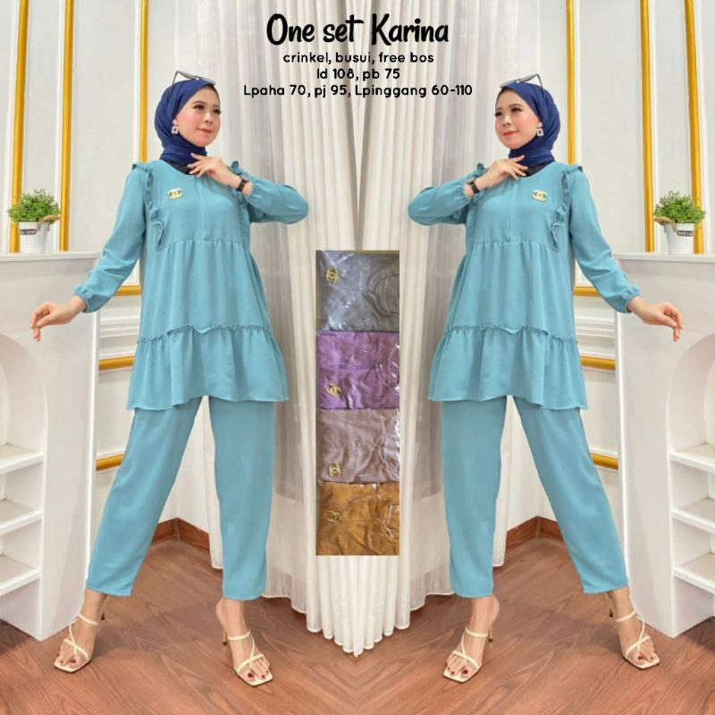 Jual ONESET KEKINIAN|| ONE SET KARINA||ONE SET POLOSAN||ONE SET ...