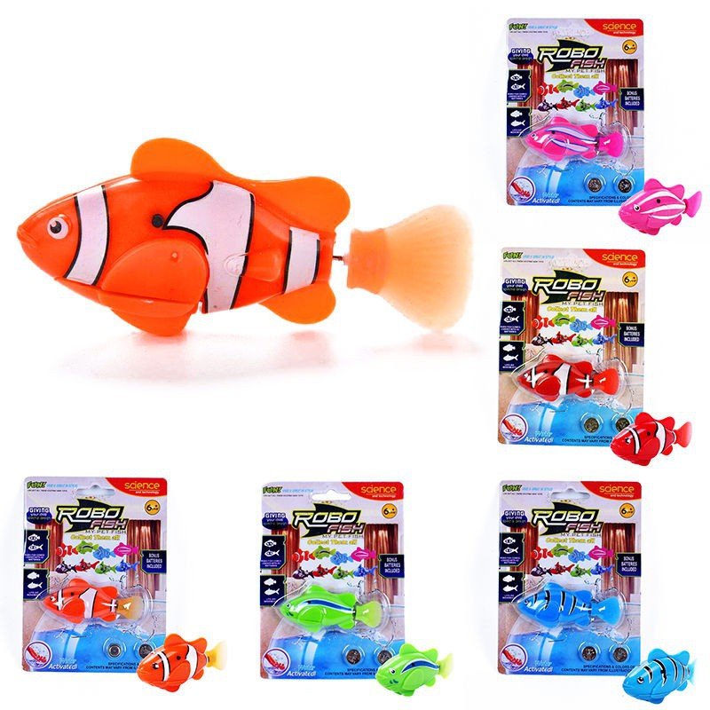 Jual Robo Fish Nemo Mainan Ikan Robot Bisa Berenang dalam Air | Shopee ...