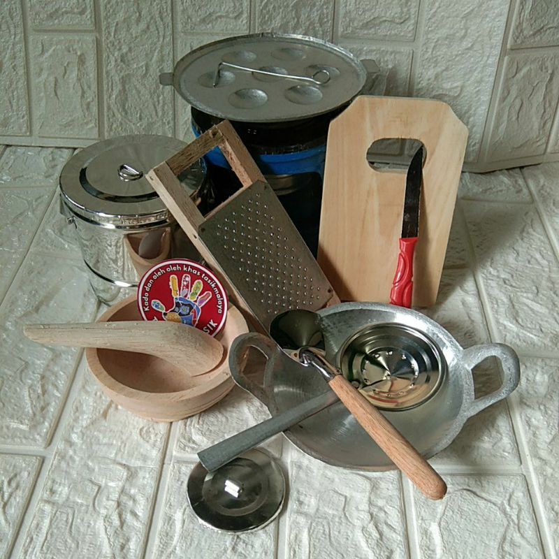 Jual Set Mainan Alat Masak Mini Anak Kompor Spirtus Bulat Set Lucu ...