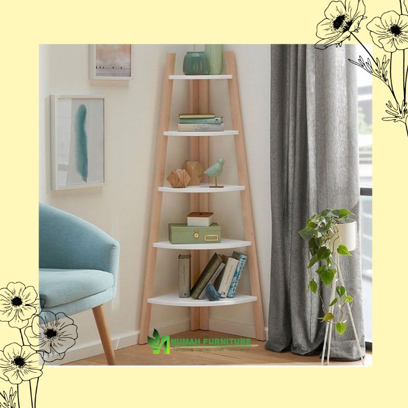 Jual Rak Bunga Sudut / Pojok Kayu Jati Belanda | Shopee Indonesia
