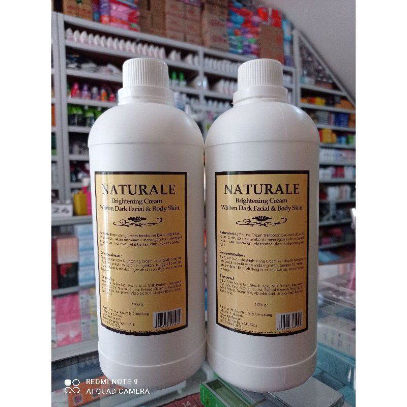 Jual NATURALE BLEACHING / BRIGHTENING CREAM 1000 GR | Shopee Indonesia