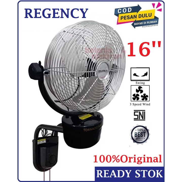 Jual Kipas Angin Regency TW-16 Kipas Angin Dinding /Wall Fan Tornado 16 ...