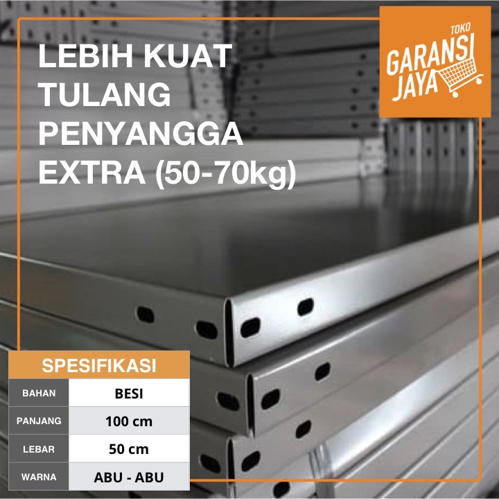 Jual Plat Besi Ambalan TULANG 2 (100x50cm) Rak Siku Lubang | Shopee ...