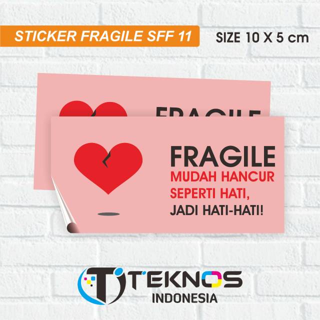Jual STICKER FRAGILE - STIKER FRAGILE UNIK LUCU MURAH JANGAN DIBANTING ...