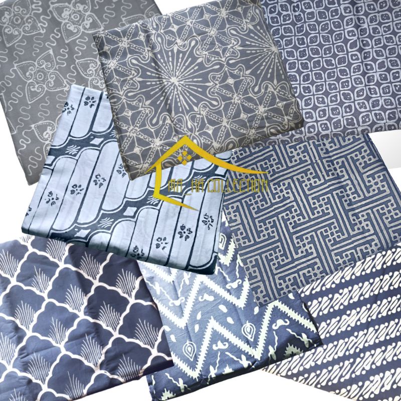 Jual Kain batik garutan/Kain batik Abu/batik abu | Shopee Indonesia