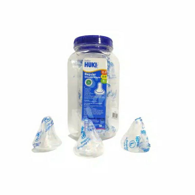 Jual DOT HUKI SILICONE REGULAR BULAT GEPENG ECERAN S,M,L / karet dot ...