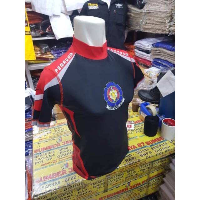 Jual Kaos pemadam /kaos damkar / kaos fire rescue bahan polyamide (PRE ...