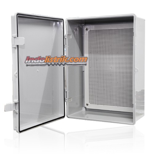 Jual Box Panel Plastik ABS 290x390 x 160 mm Abu LENGKAP Base Plate ...