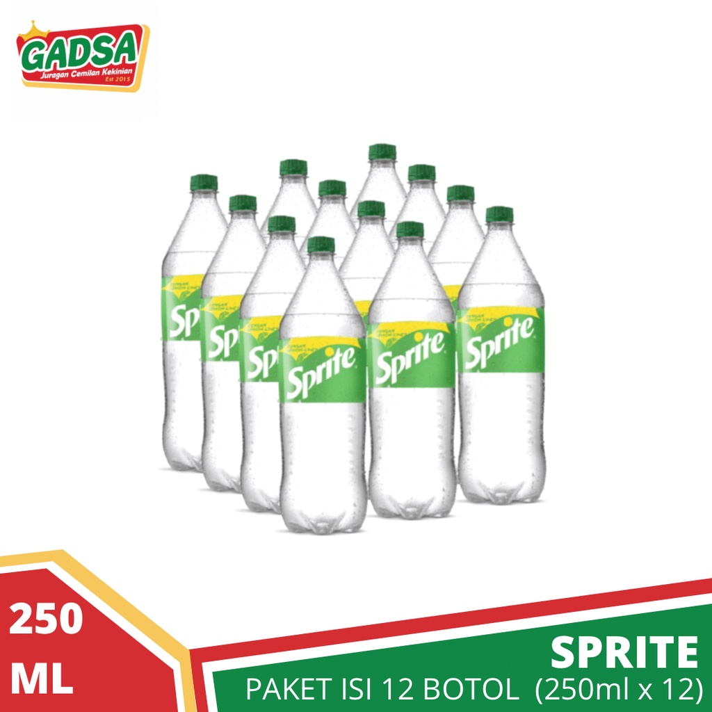 Jual Sprite Soft Drink 250 ml isi 12 botol | Shopee Indonesia