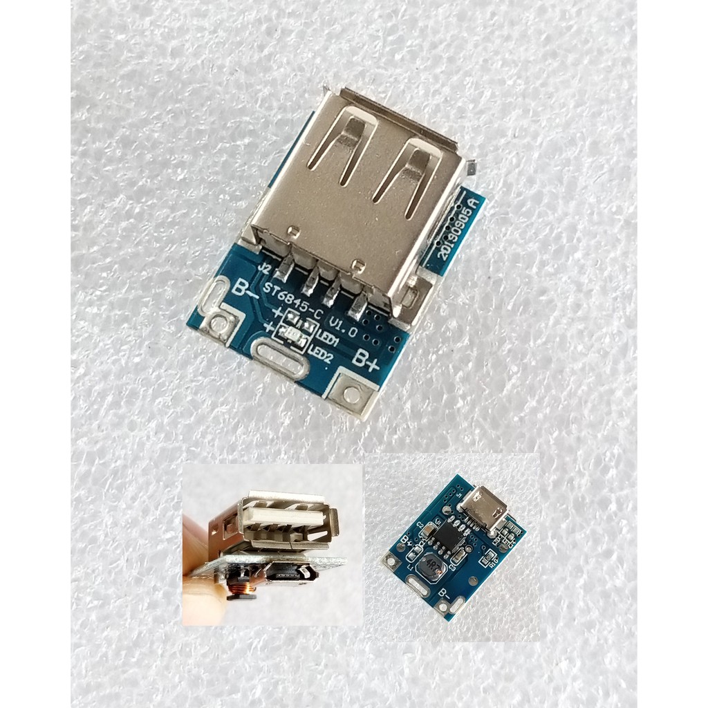 Jual Modul step up to DC USB 5v plus charger DIY - Modul Powerbank 1 ...