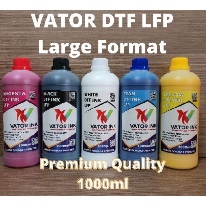 Jual DTF Tinta DTF Vator DTF LFP Large Format Printer 1000ml Hasil ...