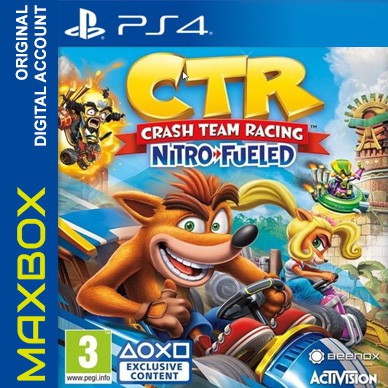 Jual CTR Crash Team Racing Nitro Fueled PS4 PS5 Digital Game | Shopee ...