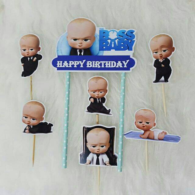Jual Topper baby boss topper ulang tahun topper kue topper puding ...