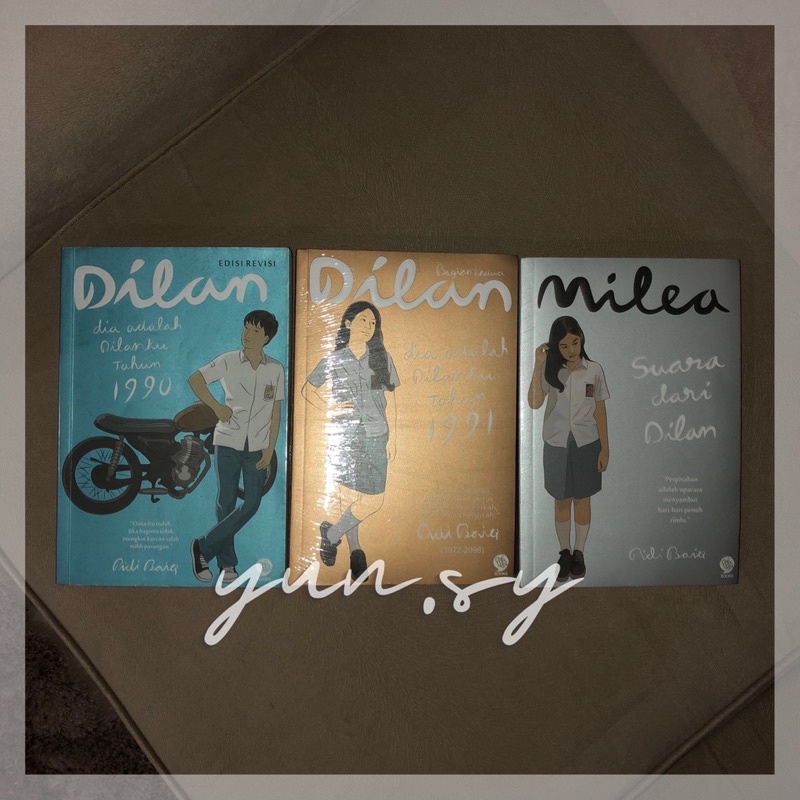 Jual Buku Novel Dilan 1990 1991 Milea Pidi Baiq | Shopee Indonesia