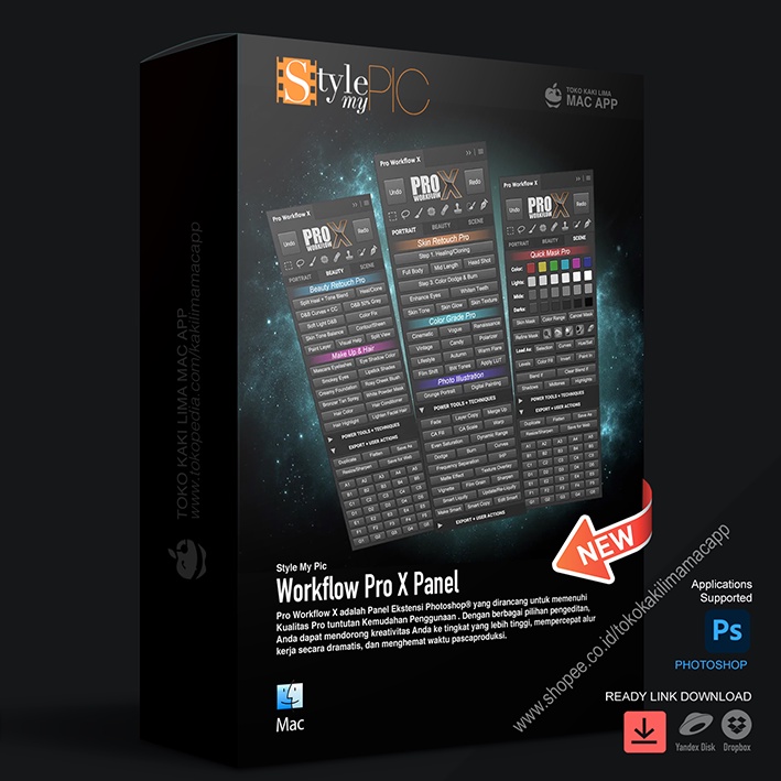Jual Workflow Pro X Panel for Photoshop | Shopee Indonesia
