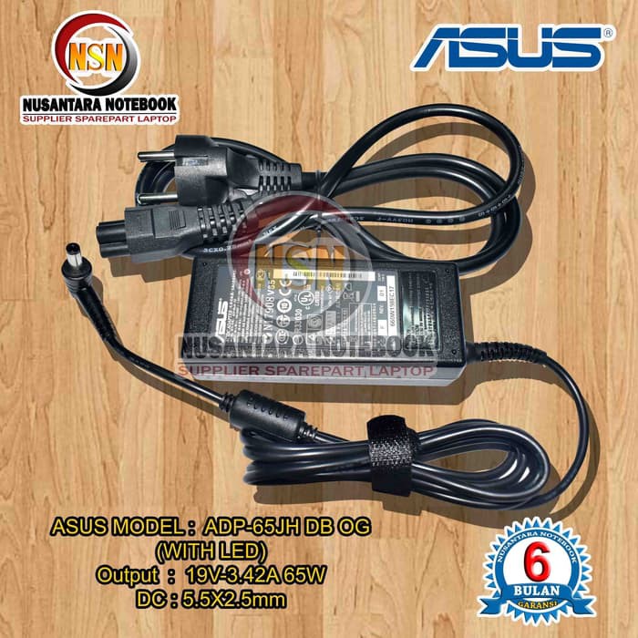 Jual ADAPTOR CHARGER ASUS 19V 3.42A 65W DC 5.5X2.5MM TOSHIBA ORIGINAL | Shopee Indonesia