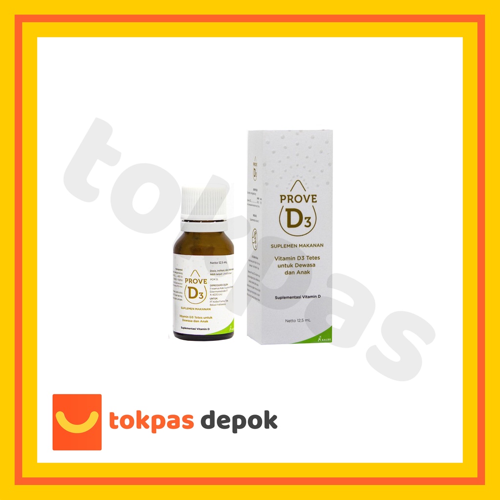 Jual Prove D3 Drops - Vitamin D3 400 IU Tetes 12.5 ml | Shopee Indonesia