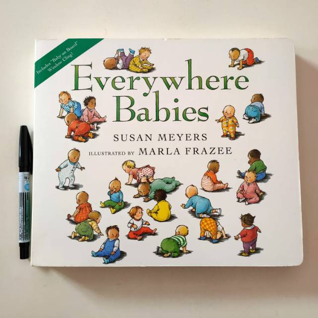 Jual Everywhere Babies Lap Board Book (with "Baby On Board" window ...