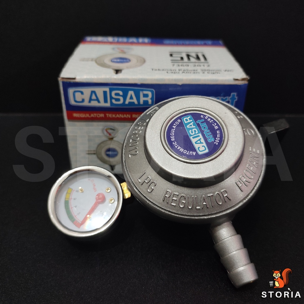 Jual Regulator Gas Meter Smart Caisar/Regulator Gas/Regulator Kompor ...