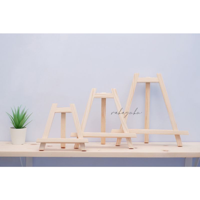 Jual Stand Kayu - Mini Easel - Stand Frame Foto | Shopee Indonesia