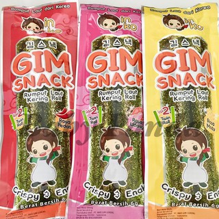 Jual Inko Gim Snack Rumput Laut Rasa Madu/Udang/Pedas | NORI SNACK ...