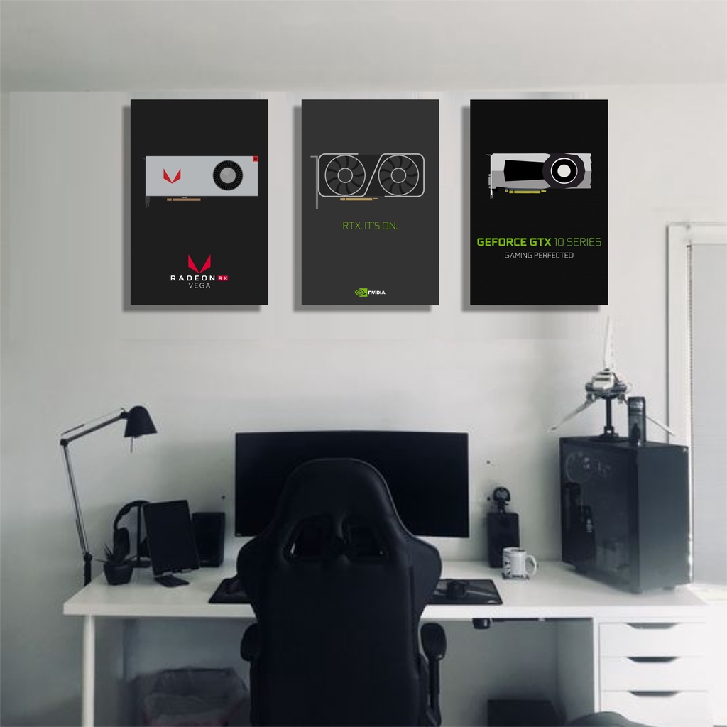 Jual Hiasan Dinding Poster Kayu Gaming VGA GPU Graphic Card 20x30cm ...