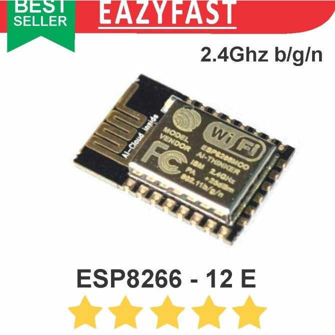 Jual ESP12E ESP8266-12E ESP 8266 12E 12 E Wifi Wireless Internet Arduino C efst90 | Shopee Indonesia