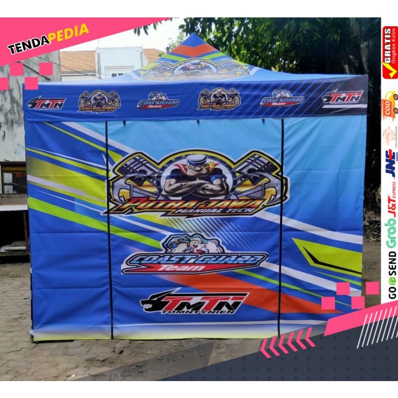 Jual TENDA PADDOCK / TENDA BALAP / TENDA RACING 3X3 FULLSET | Shopee ...