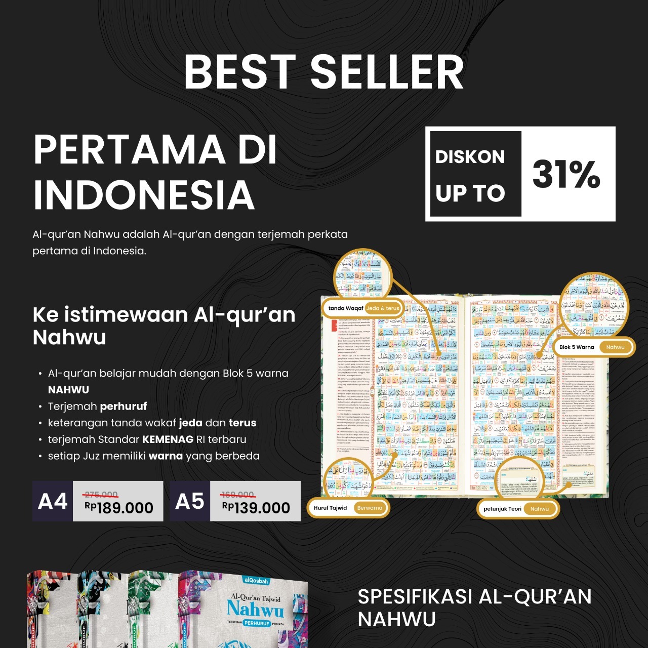 Produk HUDA MUSLIM AL-QURAN | Shopee Indonesia