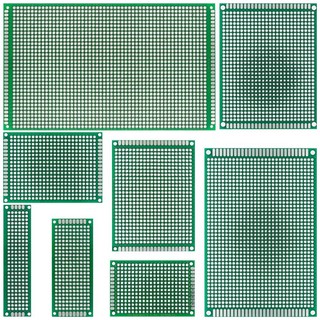 Jual PCB Lubang Prototype PCB bolong 10x10 cm FR4 Fiber Single Layer ...