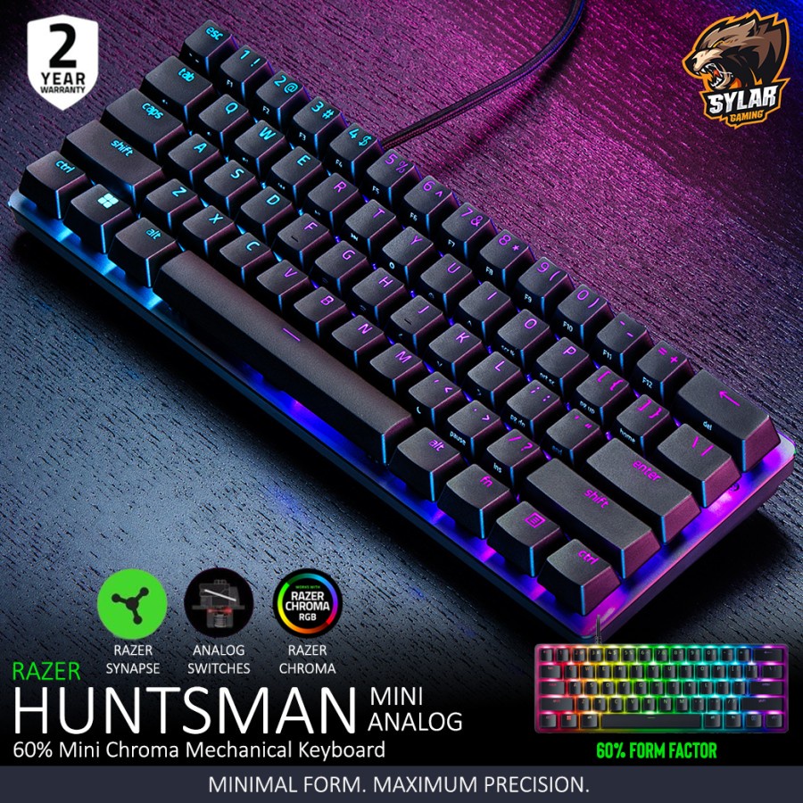 Jual Razer Huntsman Mini Analog 60% Mechanical Gaming Keyboard | Shopee ...