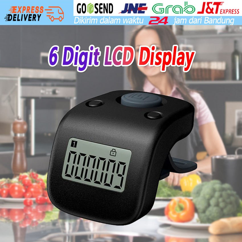 Jual Tasbih Digital Tally Counter Digital Dengan Layar LCD 6 Digit ...