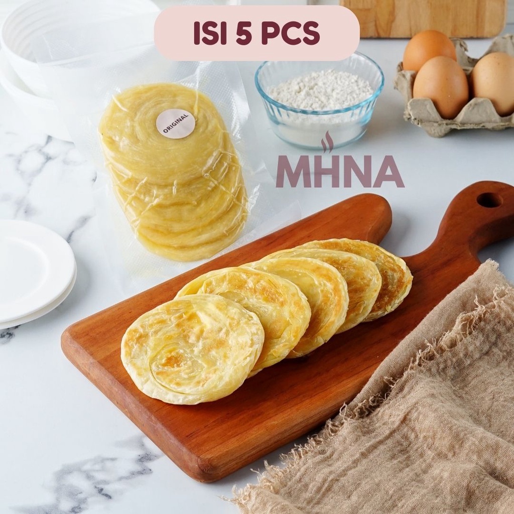 Jual Roti Maryam / Roti Canai / Roti Cane Frozen Rasa Original Isi 5 ...