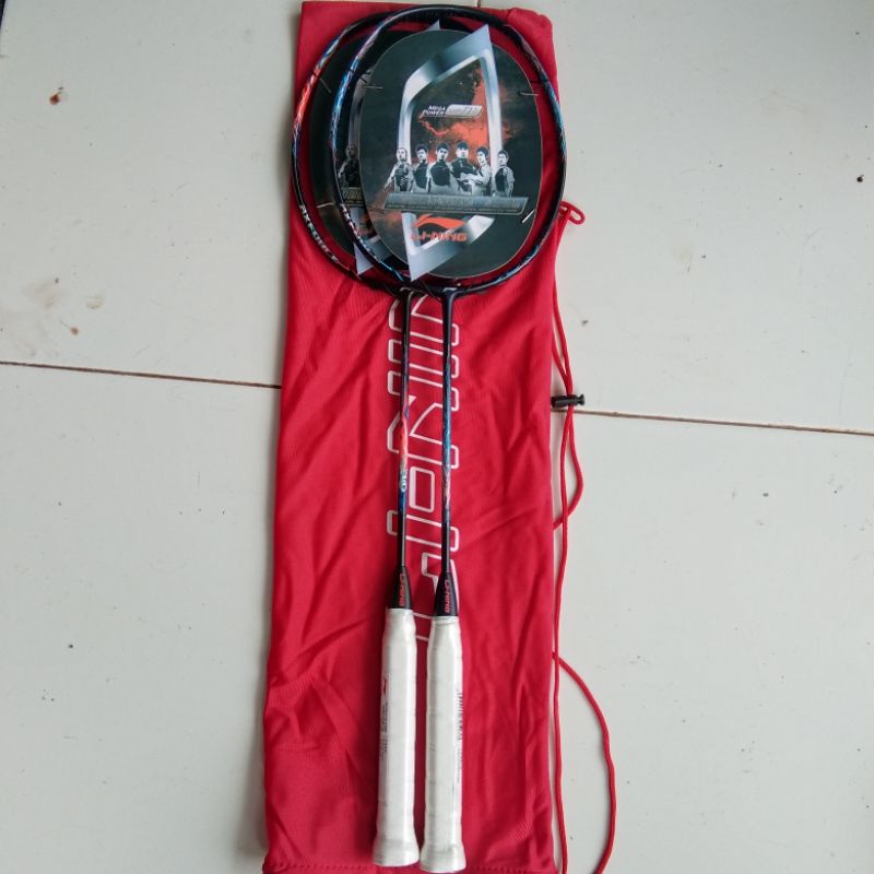 Jual RAKET BADMINTON LINING 3D CALIBAR FREE TAS DAN GRIP | Shopee Indonesia