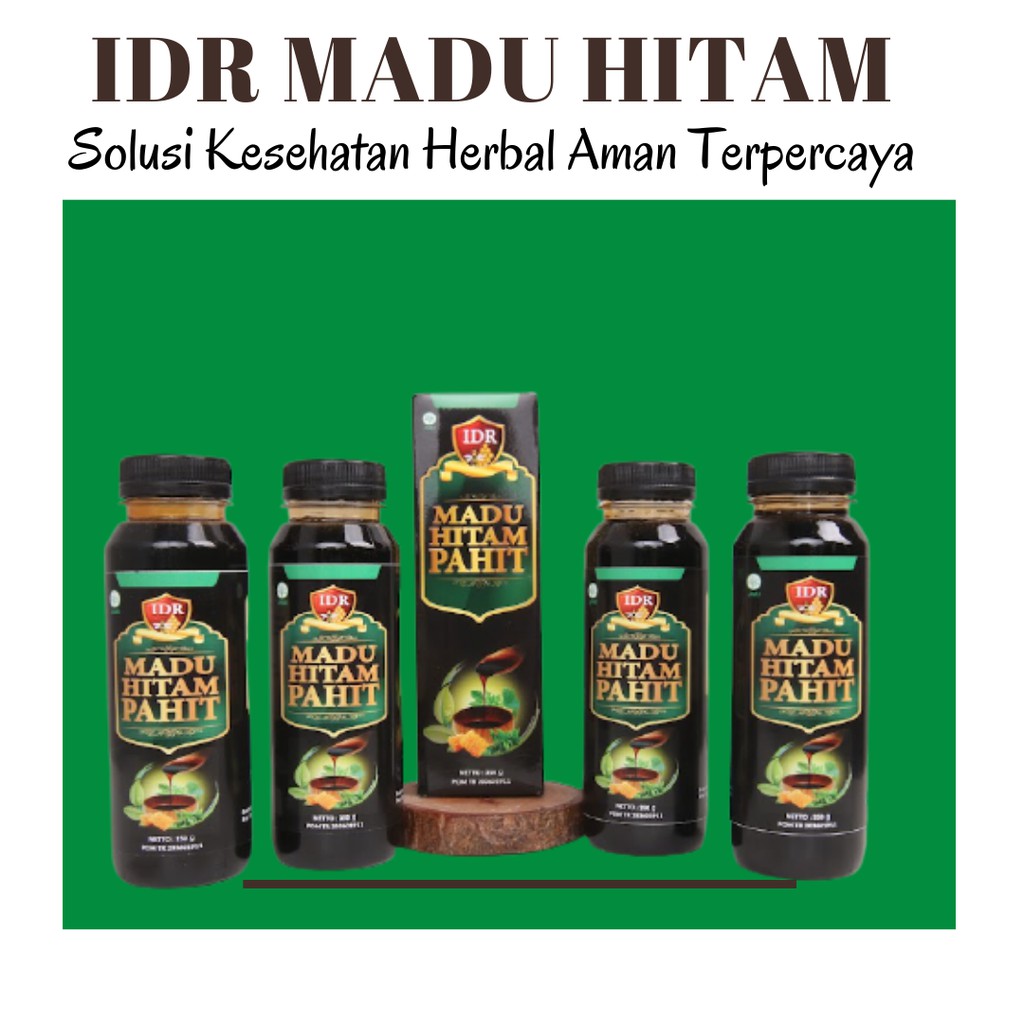 Jual IDR Madu Hitam Obat Pneumonia // Obat Pneumonia Flu Batuk 350 gram ...