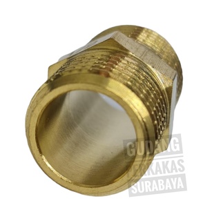 Jual SAMBUNGAN PIPA DRAT 1/4 DOUBLE MALE NAPLE DOBEL DRAT LUAR KUNINGAN DOUBLE NEPEL | Shopee ...