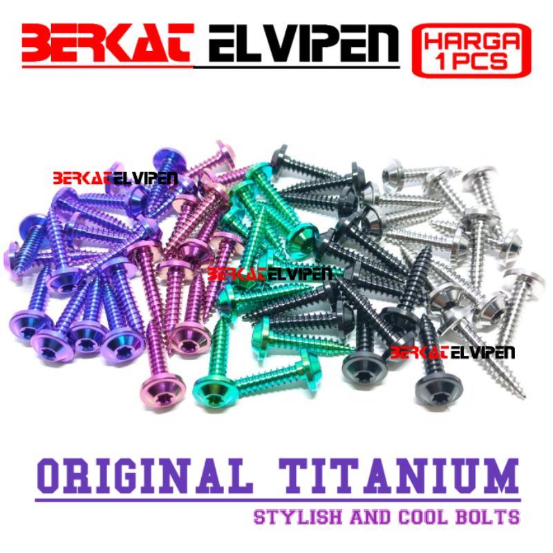 Jual Baut Titanium Cover Filter Udara Beat Scoopy Genio Vario 110 125 ...